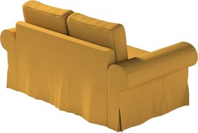 Potah na pohovku IKEA Backabro 2-místná, rozkládací barva žlutá látka pletený vzor