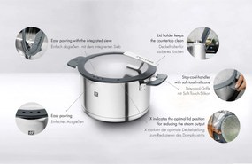 Sada nerezových hrnců Zwilling SIMPLIFY SET/4ks stříbrné