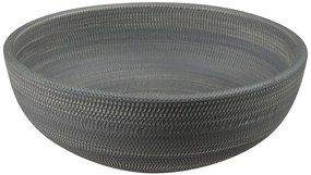 Sapho, PRIORI keramické umyvadlo, průměr 41 cm, 15 cm, barva šedá se vzorem, PI024