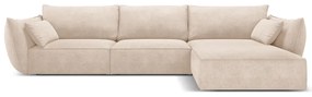 Béžová rohová pohovka (pravý roh) Vanda – Mazzini Sofas
