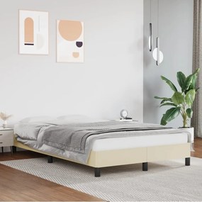 vidaXL Rám postele 120 x 200 cm umělá kůže [346893] Barva: Bílá