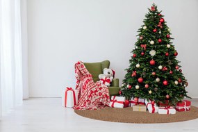 Flair Rugs, Kusový koberec Capri Jute Natural/Coral kruh, 180x180 (průměr) kruh, béžová, chodba / předsíň