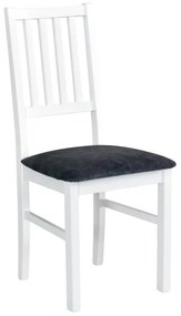 Drewmix jídelní sestava DX 5 odstín lamina (deska stolu) sonoma, odstín dřeva (židle + nohy stolu) grandson, potahový materiál látka