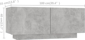 vidaXL TV skříňka s LED osvětlením 300x35x40 cm [3120178] Barva: kouřový dub