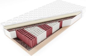 KAC Vícekapsová taštičková matrace s paměťovou pěnou VISCO a elastickou pěnou PORTORIKO 80x200 cm 20 cm