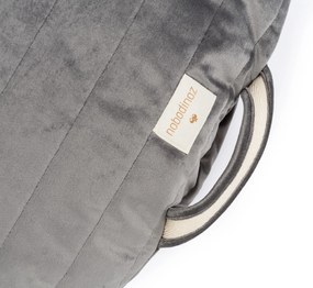 Nobodinoz Sedací polštář Sahara Velvet Slate Grey