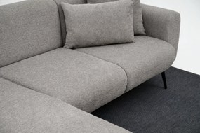 Hanah Home Rohová pohovka SIDE světle šedá levá