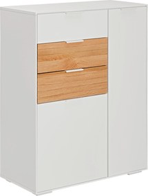 XXXLutz BOTNÍK, bílá, barvy dubu, dub, 82/104/40 cm MID.YOU - Botníky - 000575029501