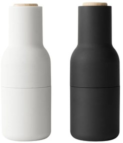 OnaDnes -20% Audo CPH Set dvou bílo černých silikonových mlýnků na sůl a pepř AUDO GRINDER II. 20,5 cm