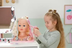 ZAPF CREATION Stylingová hlava BABY born Duhová / Make-up a česání / o