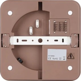 Brilagi -LED Venkovní stropní svítidlo BENE LED/24W/230V 26x26 cm hnědá IP54