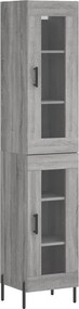 Skříň highboard šedá sonoma 34,5 x 34 x 180 cm kompozitní dřevo 3199439