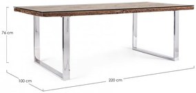 BIZZOTTO jídelní stůl STANTON 220x100 cm. 0746511