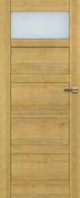 Interiérové dveře vasco doors BRAGA model 2 Průchozí rozměr: 70 x 197 cm, Orientace dveří: Levé dveře, Dekor: Dub riviera
