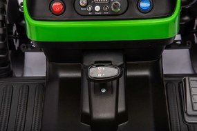 LEAN CARS Akumulátorový traktor BBH-030, zelený