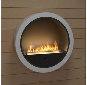 InFire - Nástěnný BIO krb pr. 70 cm 3kW bílá INCYRCLE WALL