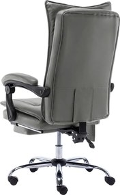 vidaXL Masážní kancelářská židle umělá kůže [20361] Barva: antracitová