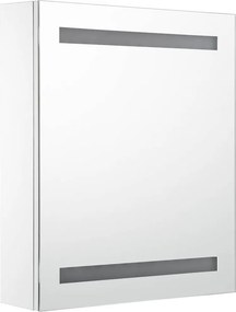 LED koupelnová skříňka se zrcadlem 50 x 13,5 x 60 cm 285115