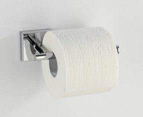 WENKO Držák WC papíru BEZ VRTÁNÍ PowerLoc LACENO kovově lesklý 6x16x8 cm