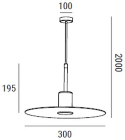 ZAHO Závěsné svítidlo POP, 60W, ⌀300 mm Barva: Zlatá