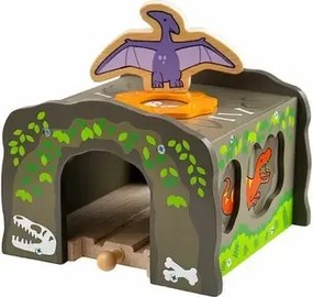 Bigjigs Rail Dinosauří tunel T-Rex / od 3 let
