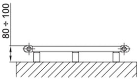 Cordivari Vima - Radiátor 1238x500 mm, bílá 3551650000207