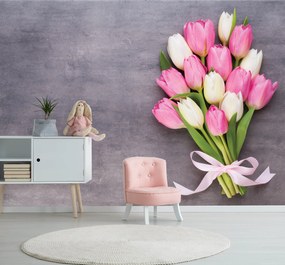 Malvis ® Tapeta Kytice tulipánů Vel. (šířka x výška): 360 x 260 cm