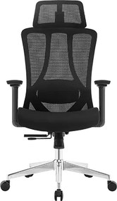 Kancelářská ergonomická židle Neoseat TIYA — černá, nosnost 150 kg