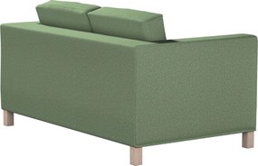 Potah na pohovku IKEA  Karlanda 2-místná, krátký barva zelená látka pletený vzor