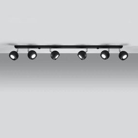 Sollux Lighting Stropní svítidlo OCULARE 6L černé