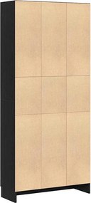 Knihovna 4 úrovní 82,5 x 30,5 x 185 cm Kompozitní dřevo 3329277