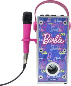 Hudební hračka reproduktor s mikrofonem barbie luminous bluetooth