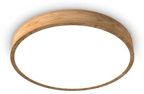 Masivní dřevěné svítidlo woodLED Round Ceiling  Masivní dřevěné svítidlo Woodled Round Ceiling Dřevodekor: Dub Světlý, Průměr: 1110 mm, Teplota…