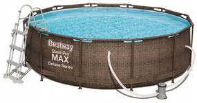 Bestway 56709 Zahradní bazén Steel Pro MAX Deluxe 366 x 100 cm