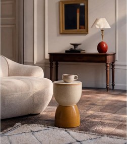 Keramický kulatý odkládací stolek ø 28,5 cm Finca – Light &amp; Living