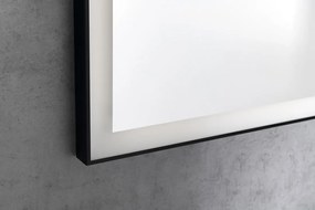 Sapho Sapho, GANO zrcadlo s LED osvětlením 60x80cm, černá