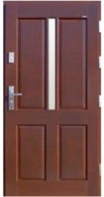 Archo - Venkovní vchodové dřevěné dveře Masivní D-5 105094