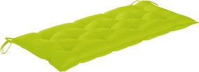 Zahradní lavice s poduškou 120 cm bambus 3063902