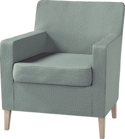 Potah na křeslo IKEA Karlstad barva zelená látka pletený vzor