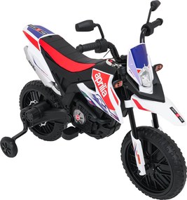 Ramiz Dětská motorka Aprilia RX bílá
