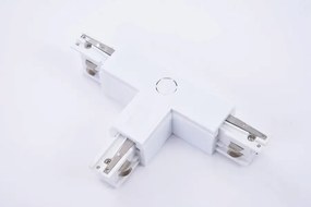 Track 3Line T Connector Left White