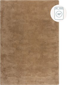 Kusový koberec Faroe Faux Fur Natural, 160x230, hnedá, obývacia izba, Flair Rugs