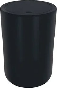 Spirella COCCO černá / Výklopný odpadkový koš / plast / 5 l / výklopné