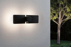 P 94766 LED venkovní nástěnné svítidlo Pekana IP44 300x130mm 3000K 2x6W 230V antracit hliník - PAULMANN