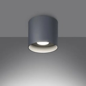 Stropní svítidlo SOLLUX MIKA šedé GU10 1x10W bez žárovky SL.1282