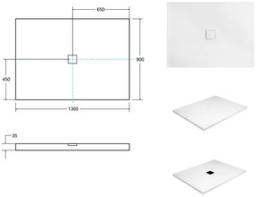 NOX ULTRASLIM sprchová vanička Rozměr vaničky: 140x90cm