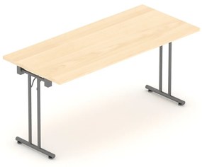 NABYTEK-DESIGNOVY.CZ - DBPST16 - Konferenční skládací stůl KOMFORT, stohovatelný 160x70x76cm, buk