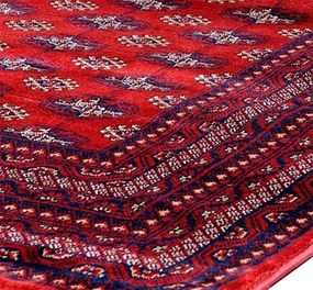 BE Koberec Abu Dhabi 6276 RED - červený obdélníkový Rozměr: 120x180 cm