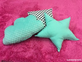 Dětský stan TEEPEE (TÝPÍ) MINT S HVĚZDIČKAMI + doplňky