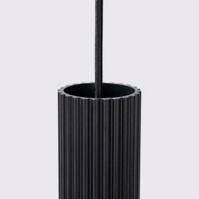 Závěsné svítidlo SOLLUX KARBON 3L černá GU10 3x10W bez žárovek SL.1575
